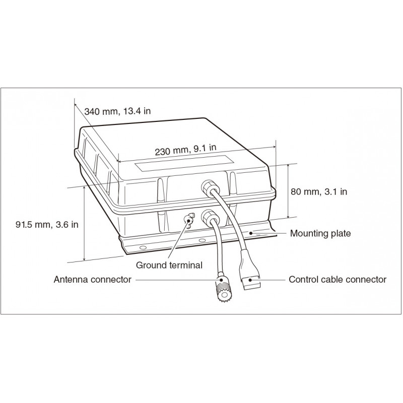 Icom AH-730 Antenna tuner 1.8-50Mhz