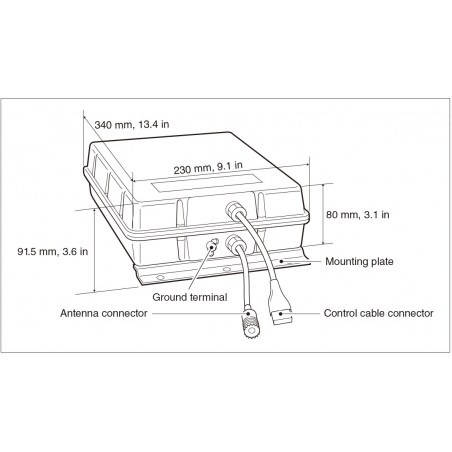 Icom AH-730 Antenna tuner 1.8-50Mhz