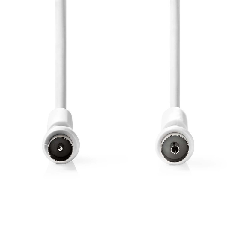 Coax Cable for TV Connector IEC Male/Female 2m (75Ohm)