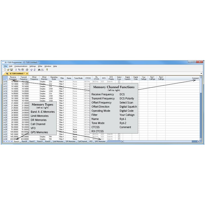 WCS-7100 Programming Software