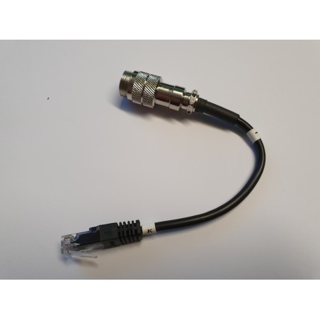 Mickadapter Icom 8pin mick till Kenwood RJ-45